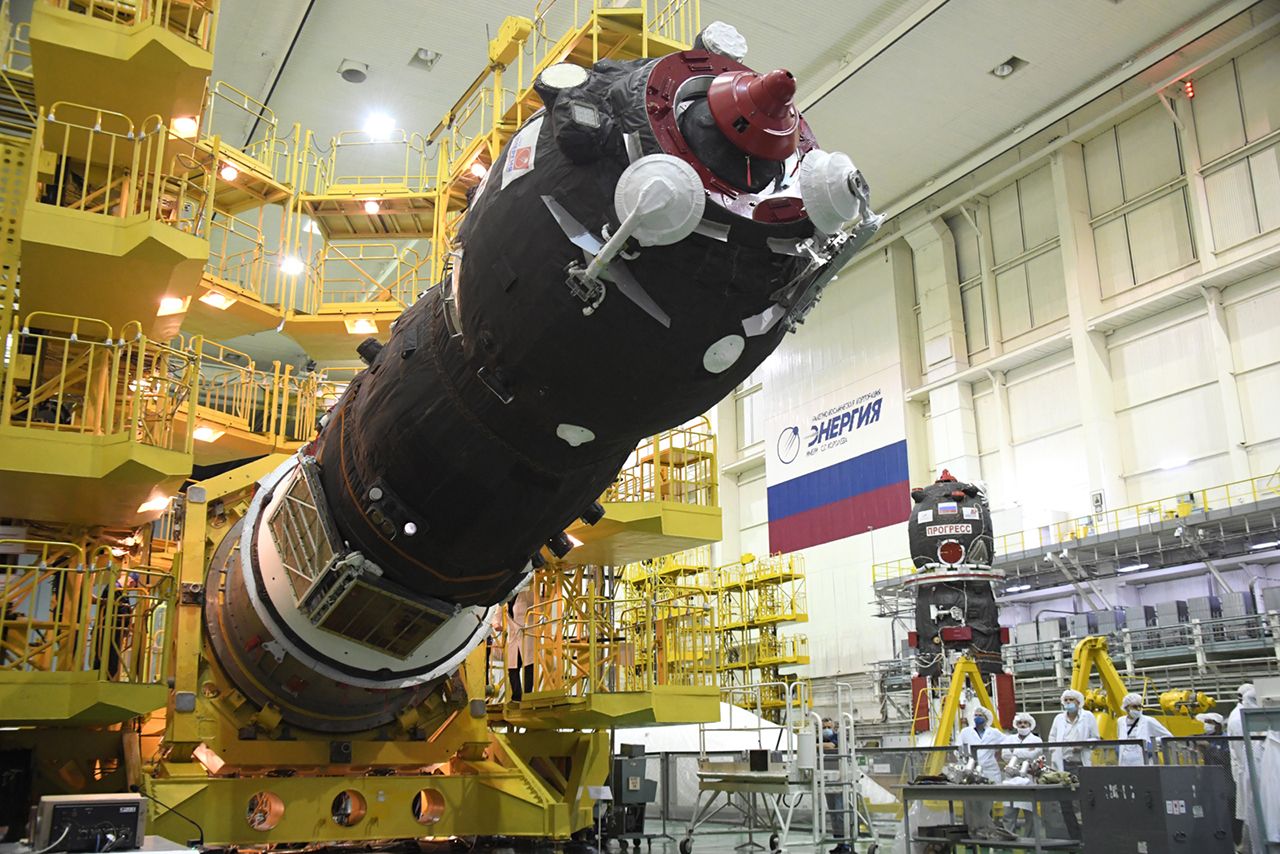 Progress MS-15 Jointed with Adapter Module | Russian Space News